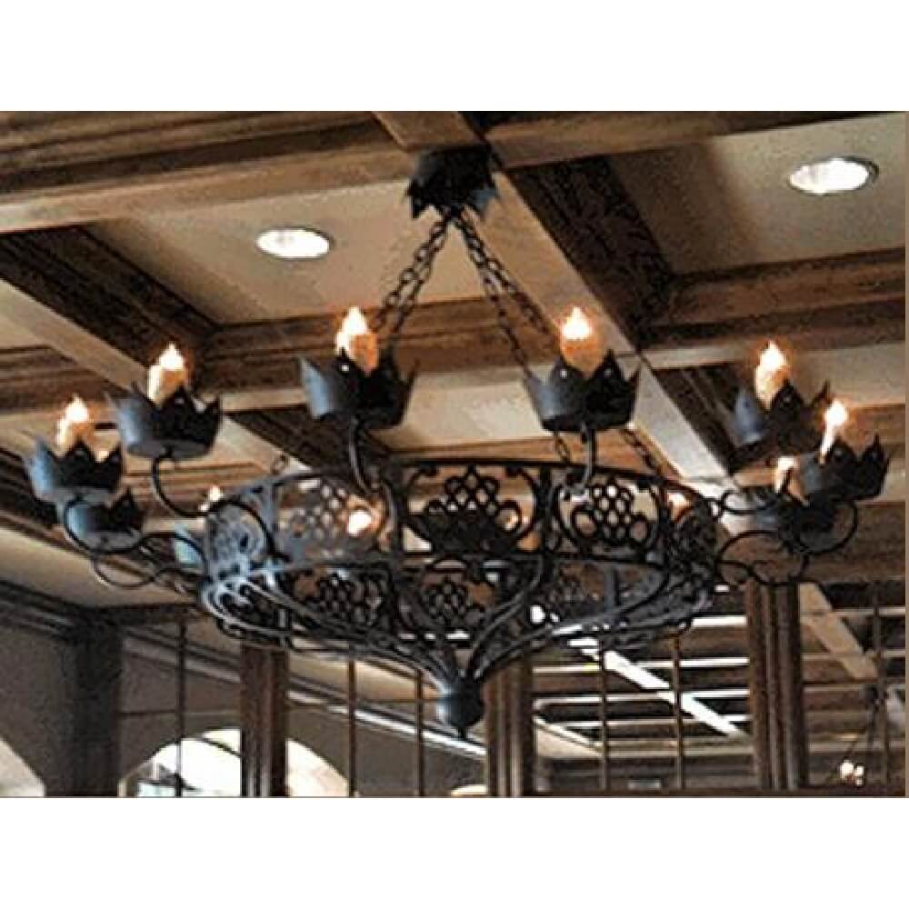 Corona de Los Reyes Wrought Iron Chandelier | Illuminaries